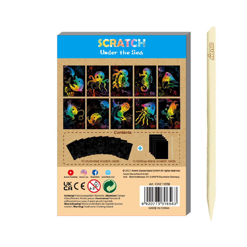Mini Scratch Book-Under the Sea – Chillax Perú
